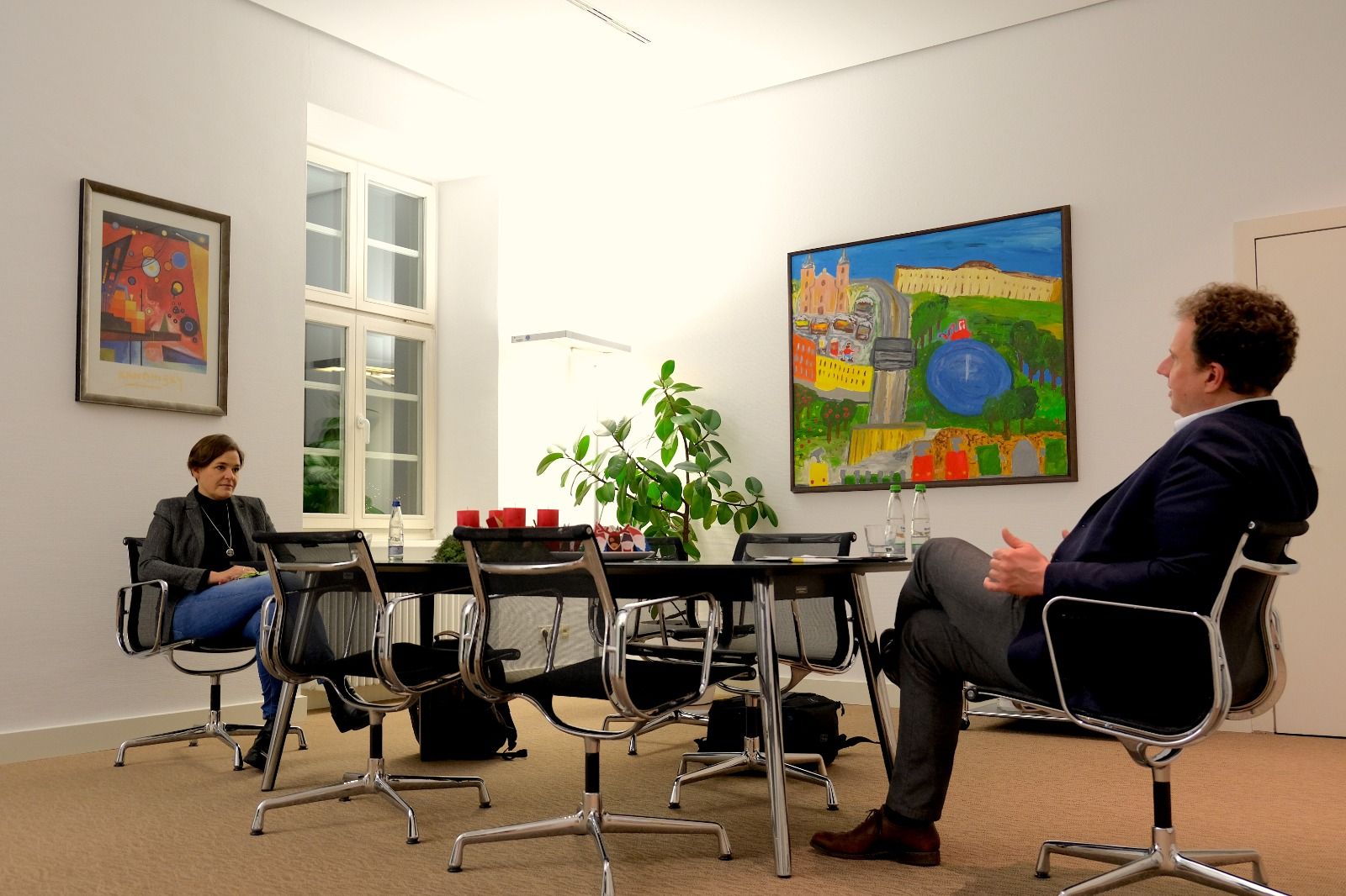 Silke Gericke - Grüne Landtagskandidatin im Austausch mit Dr. Knecht